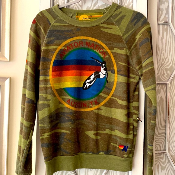 Aviator Nation | Tops | Overrated Aviator Nation Sweatshirt From Austin ...